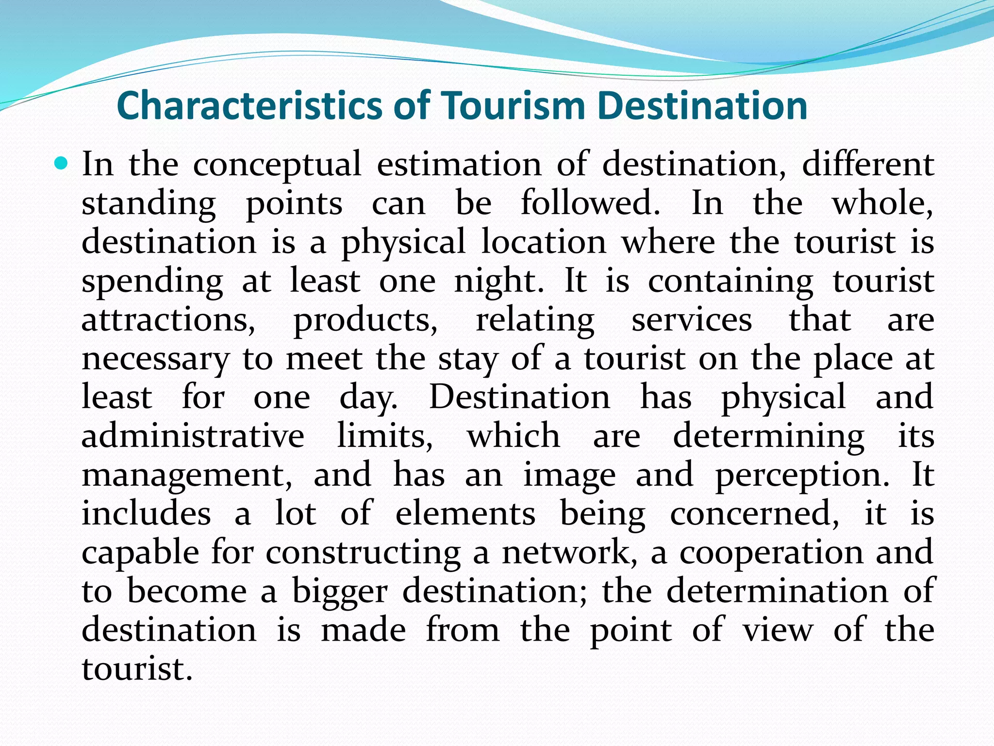 Destination Management Tourism | PPTX