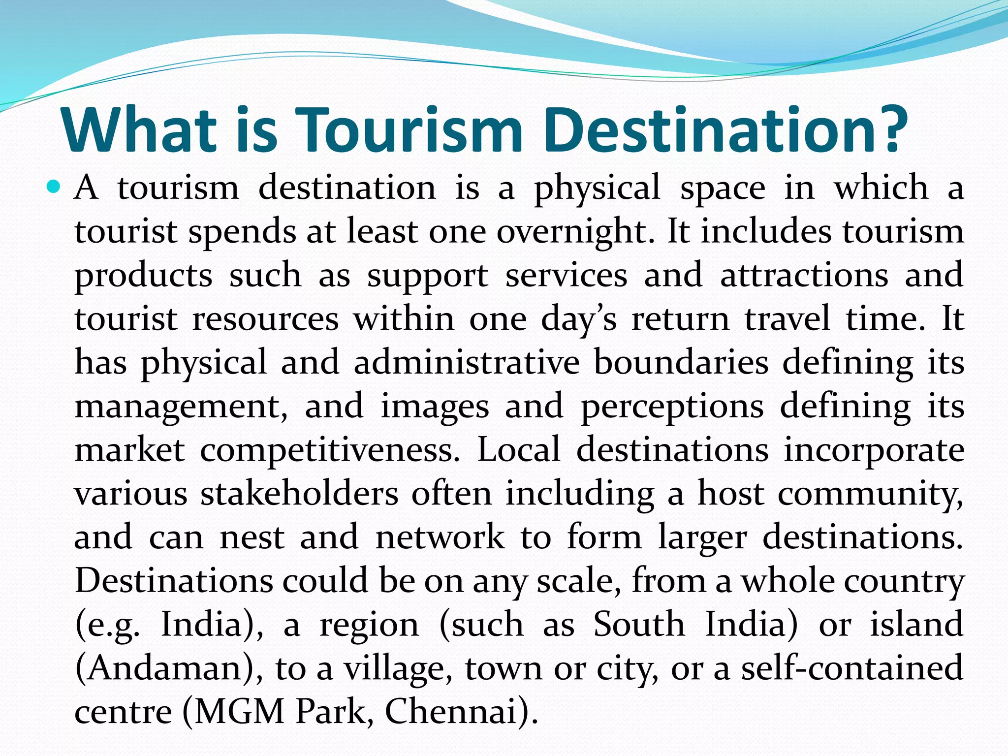 Destination Management Tourism | PPTX