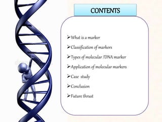 molecular markers ,application in plant breeding | PPTX