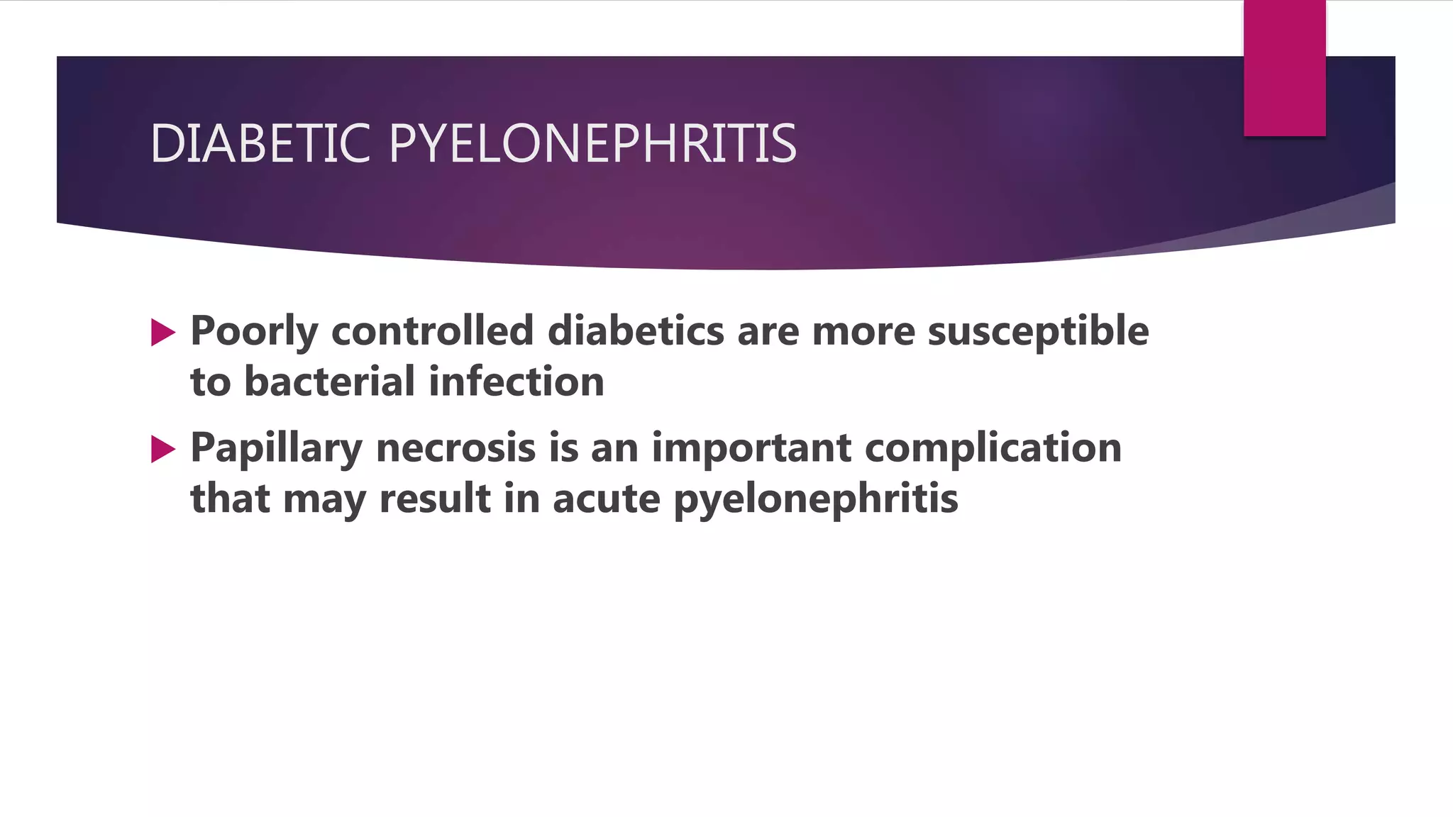 Renal complications of diabetes mellitus | PPTX