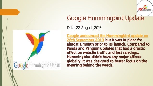 Google Algorithm Updates | PPT