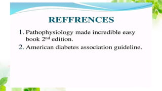 DIABETES MELLITUS ANATOMY and physiology slideshare | PPTX