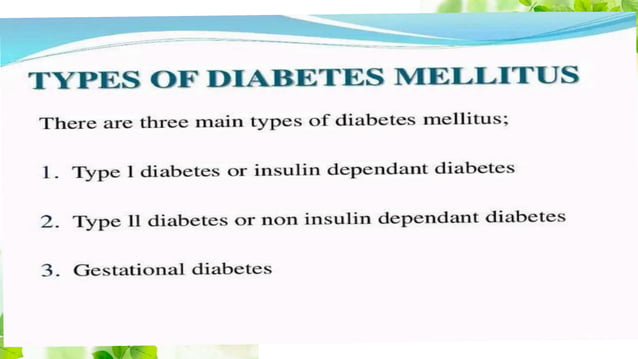 DIABETES MELLITUS ANATOMY and physiology slideshare | PPTX