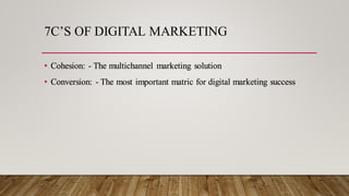 Presentation on digital marketing .pdf ppt | PDF