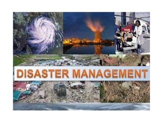Disaster management lecture notes presentation | PPT