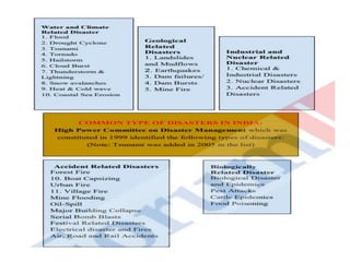 Disaster management lecture notes presentation | PPT