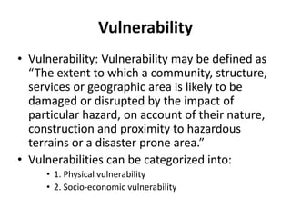 Disaster management lecture notes presentation | PPT