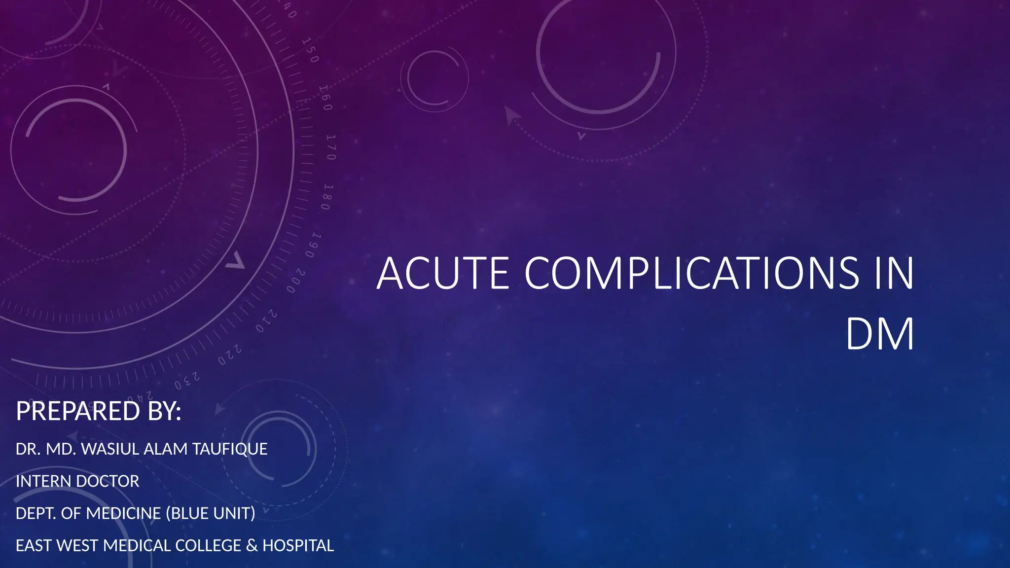 Acute Complications of DM by Dr. Md. Wasiul Alam Taufique.pptx