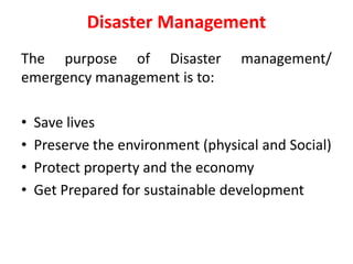 Disaster Prevention,Mitigation & Adaptation : Approaches,Strategies and ...