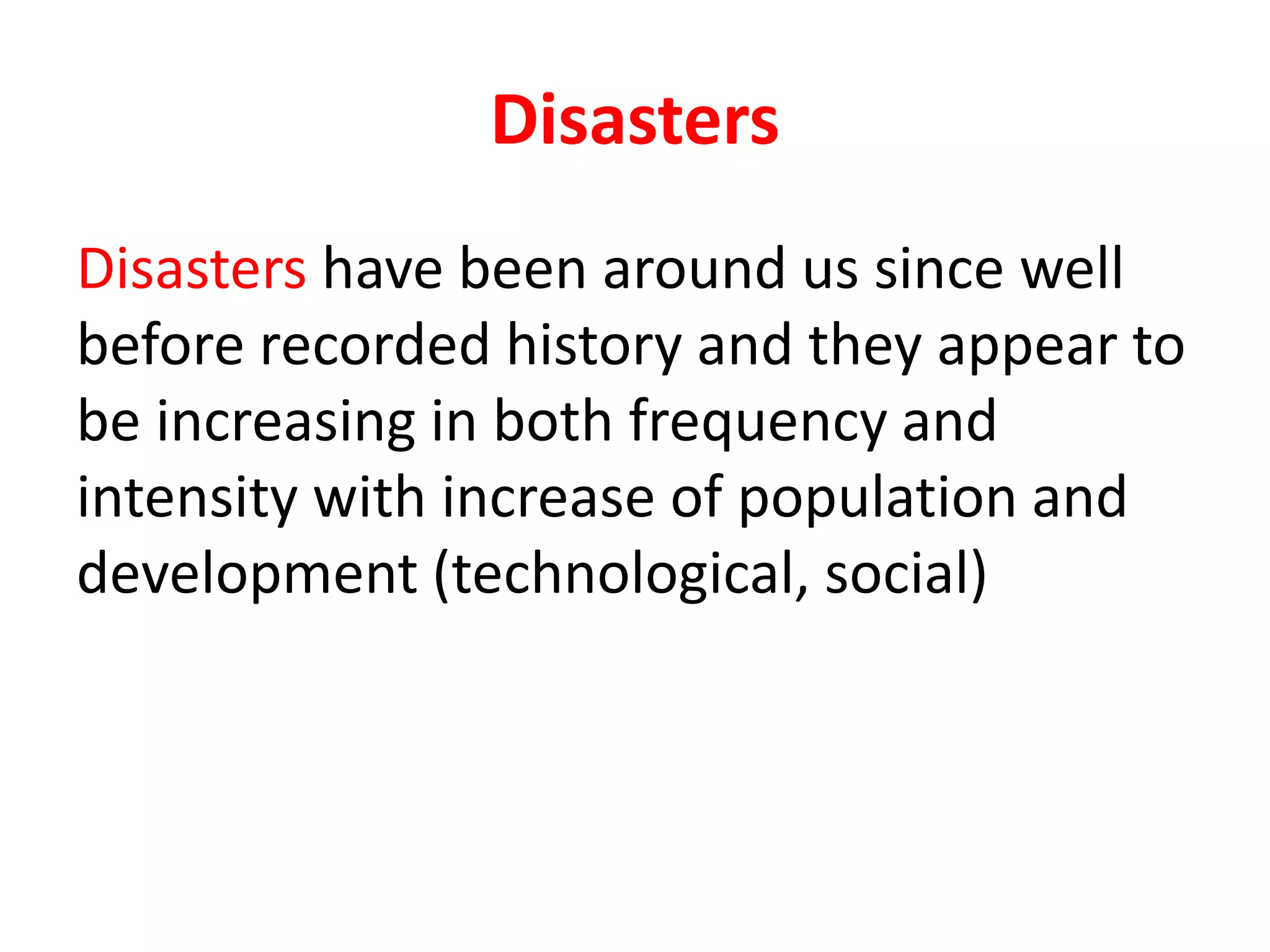 Disaster Prevention,Mitigation & Adaptation : Approaches,Strategies and ...