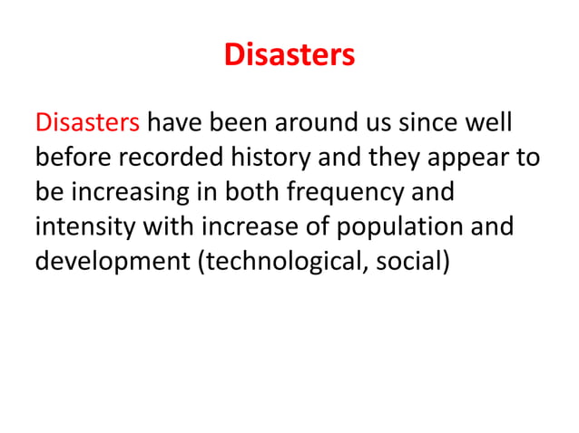 Disaster Prevention,Mitigation & Adaptation : Approaches,Strategies and ...