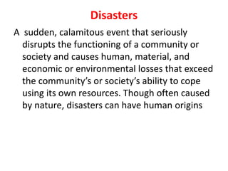 Disaster Prevention,Mitigation & Adaptation : Approaches,Strategies and ...