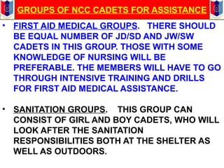 NCC India Role of NCC during Disasters.pptx