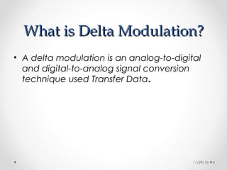 Delta Modulation | PPT