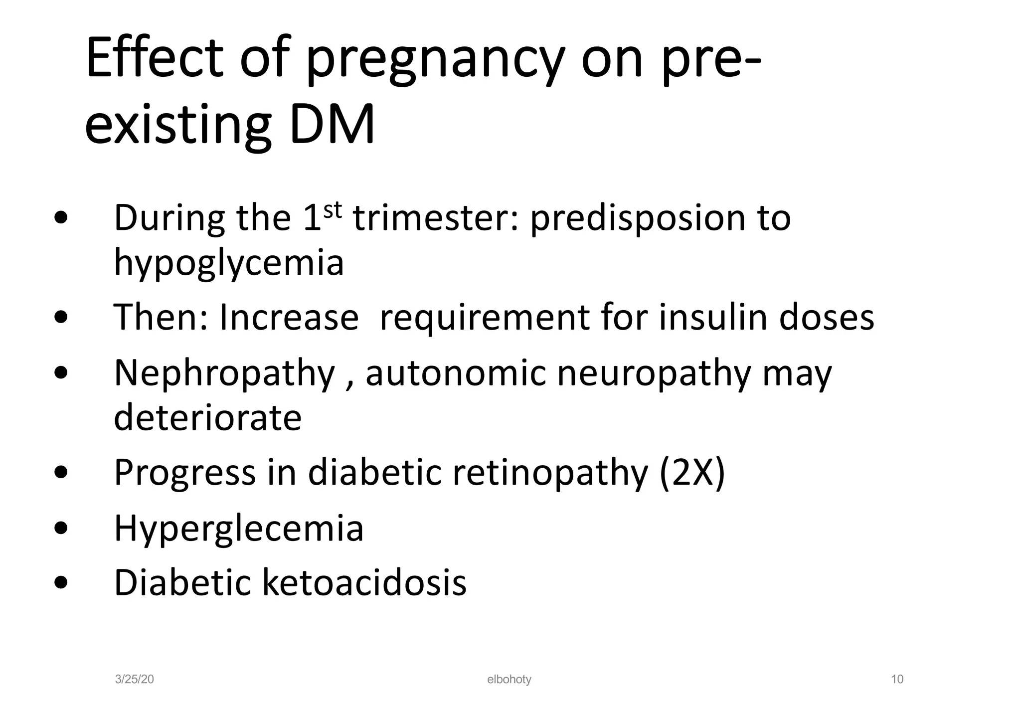 DM in pregnancy | PDF