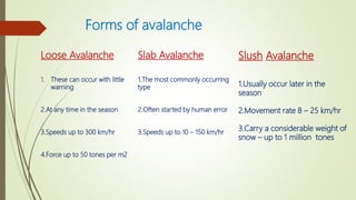 Dm = Landslide and Avalanche | PPTX