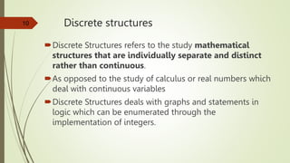 Discrete maths lecture 1 | PPT