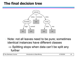 Data mining lecture about gini index and something | PPT | Physics | Science
