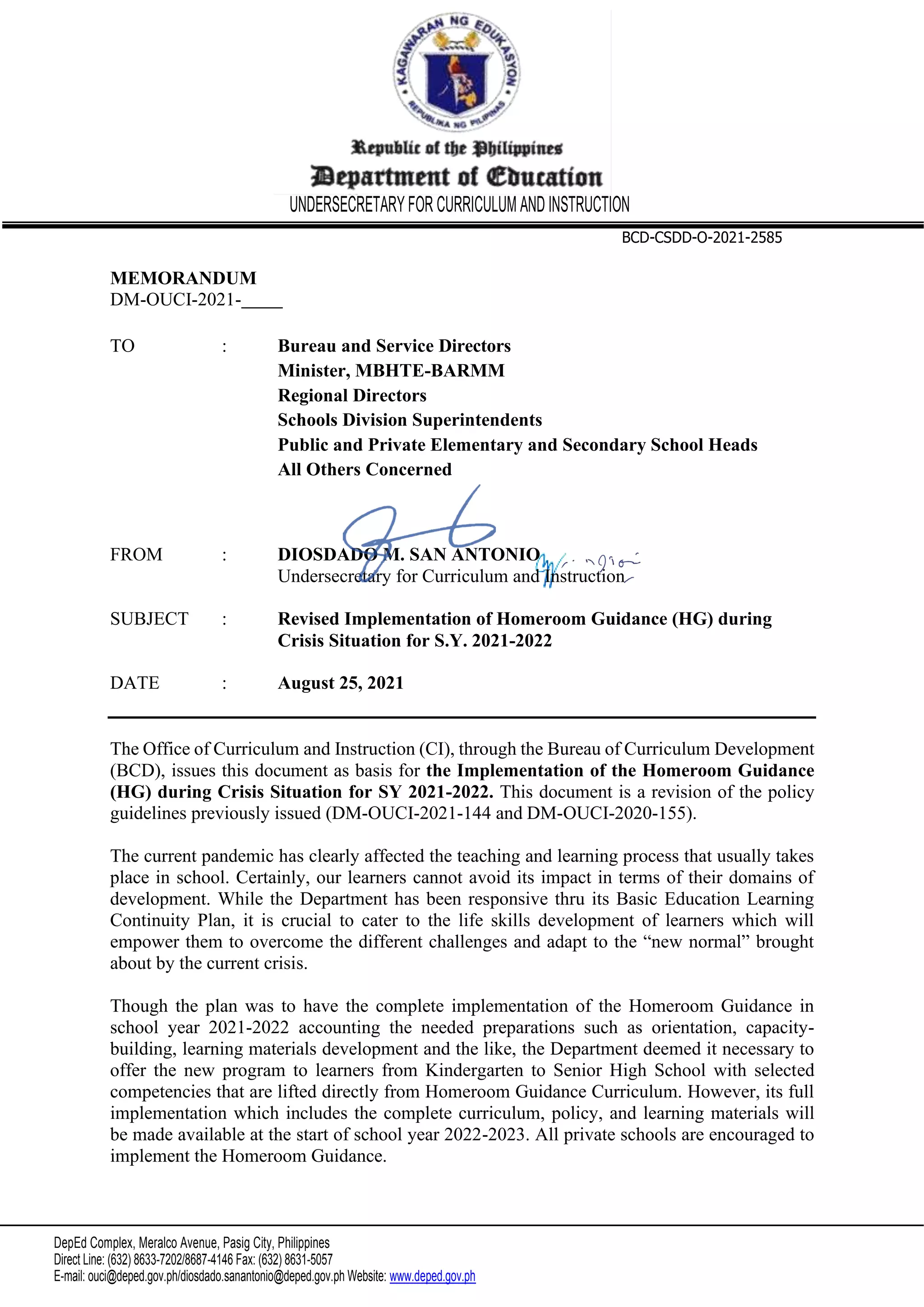 DM-OUCI-2021-346_os_8-26-CSDD-O-2585-Memo-to-Regions-Homeroom-Guidance ...