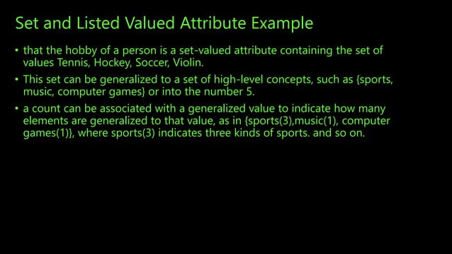 Graph Mining, Graph Patterns, Social Network, Set & List Valued Attribute, Spatial Data | PPT