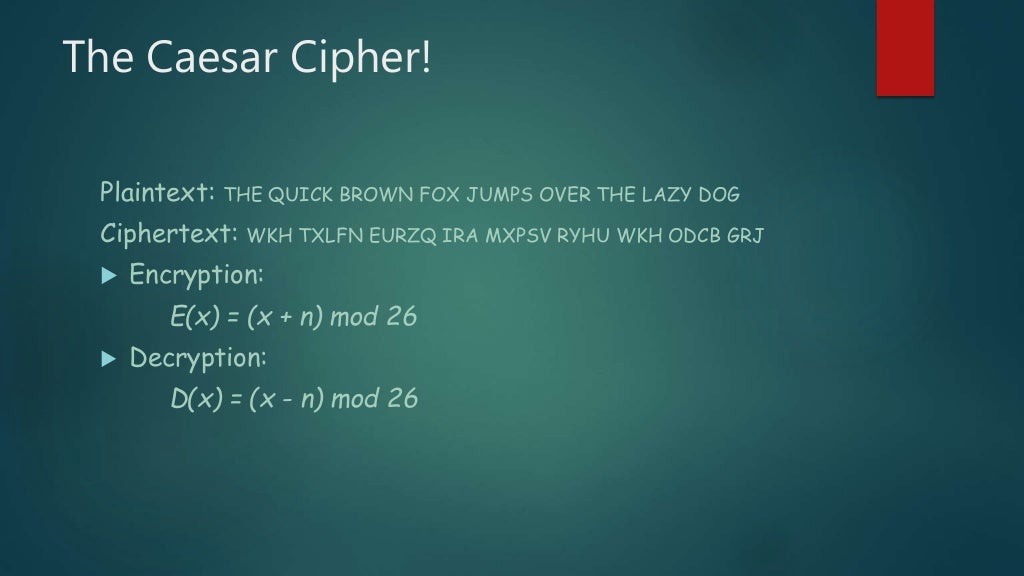 Cryptography - Discrete Mathematics