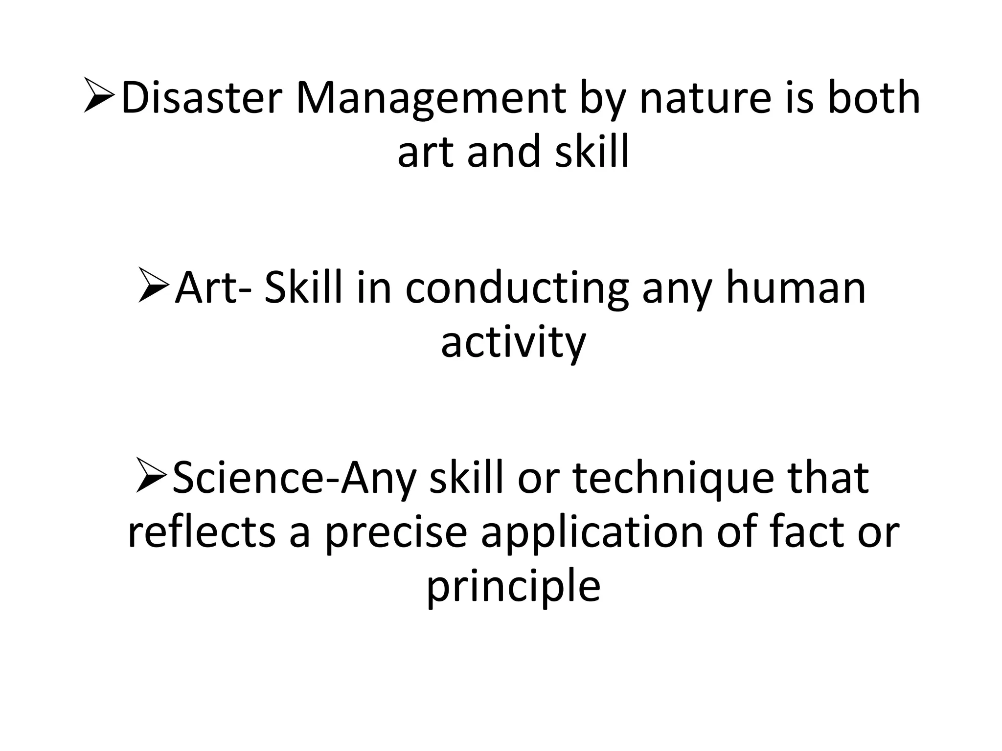 Disaster management disaster management cycle | PPT