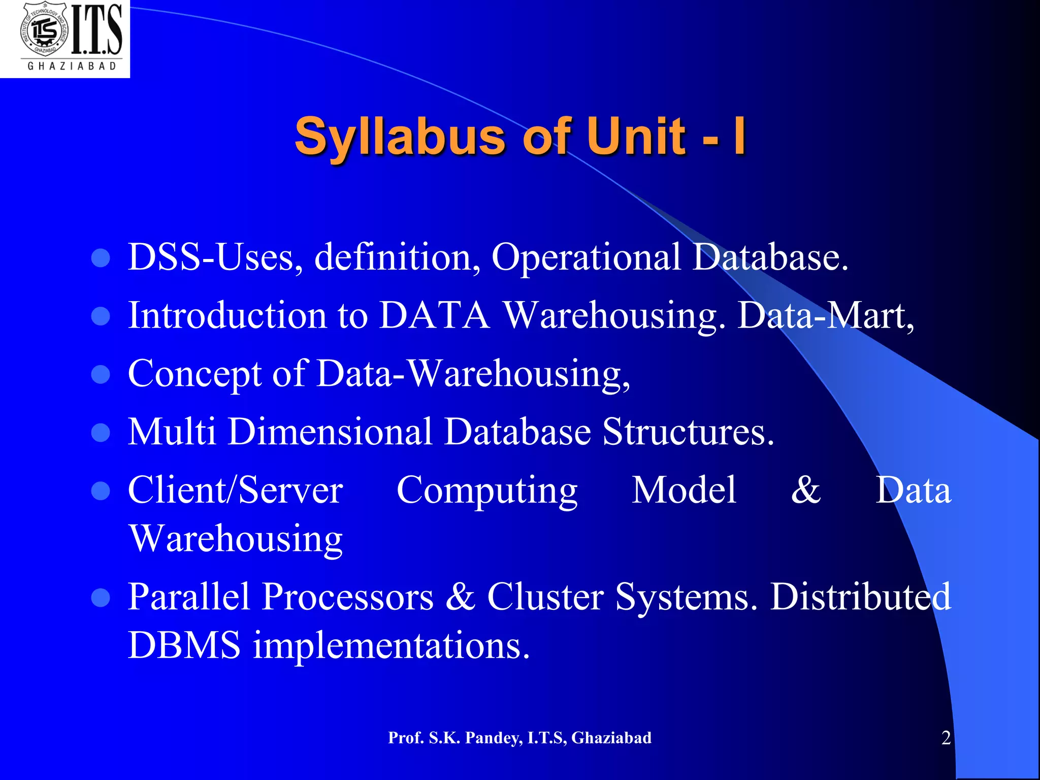Introduction to Data Warehousing | PDF