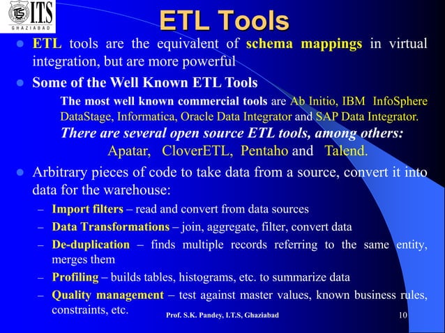 Data Warehousing & Basic Architectural Framework | PDF