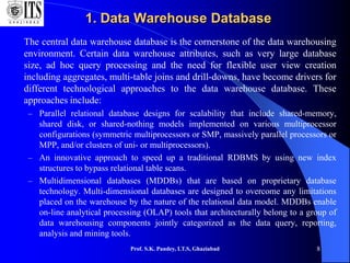 Data Warehousing & Basic Architectural Framework | PDF