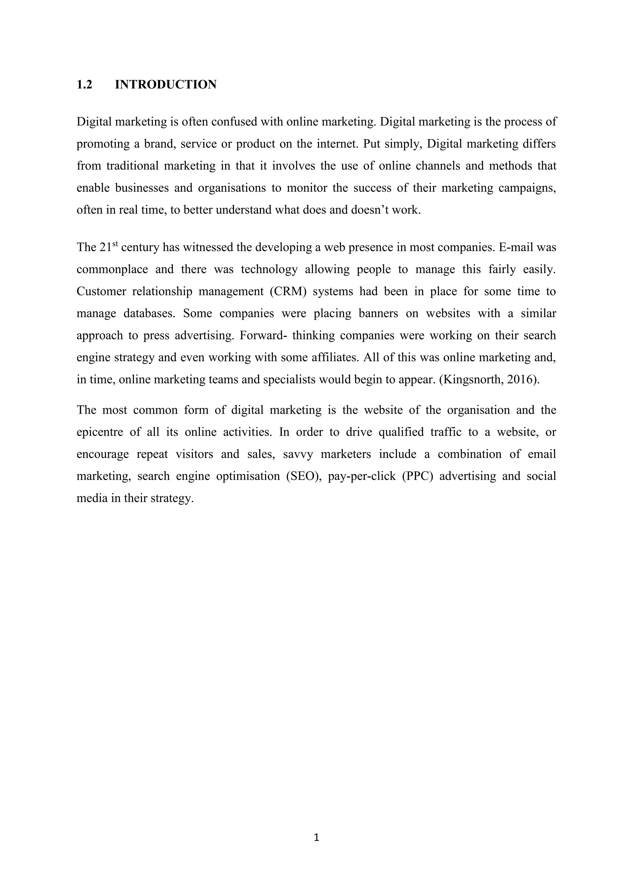 Dm unit 1-introduction to digital marketing - rj - p1 | PDF