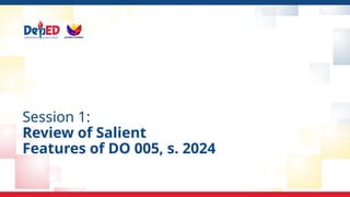 DM 053, s. 2024 - Implementation Guidelines for DepEd Order No. 005, s ...
