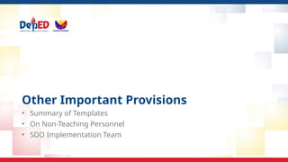 DM 053, s. 2024 - Implementation Guidelines for DepEd Order No. 005, s ...