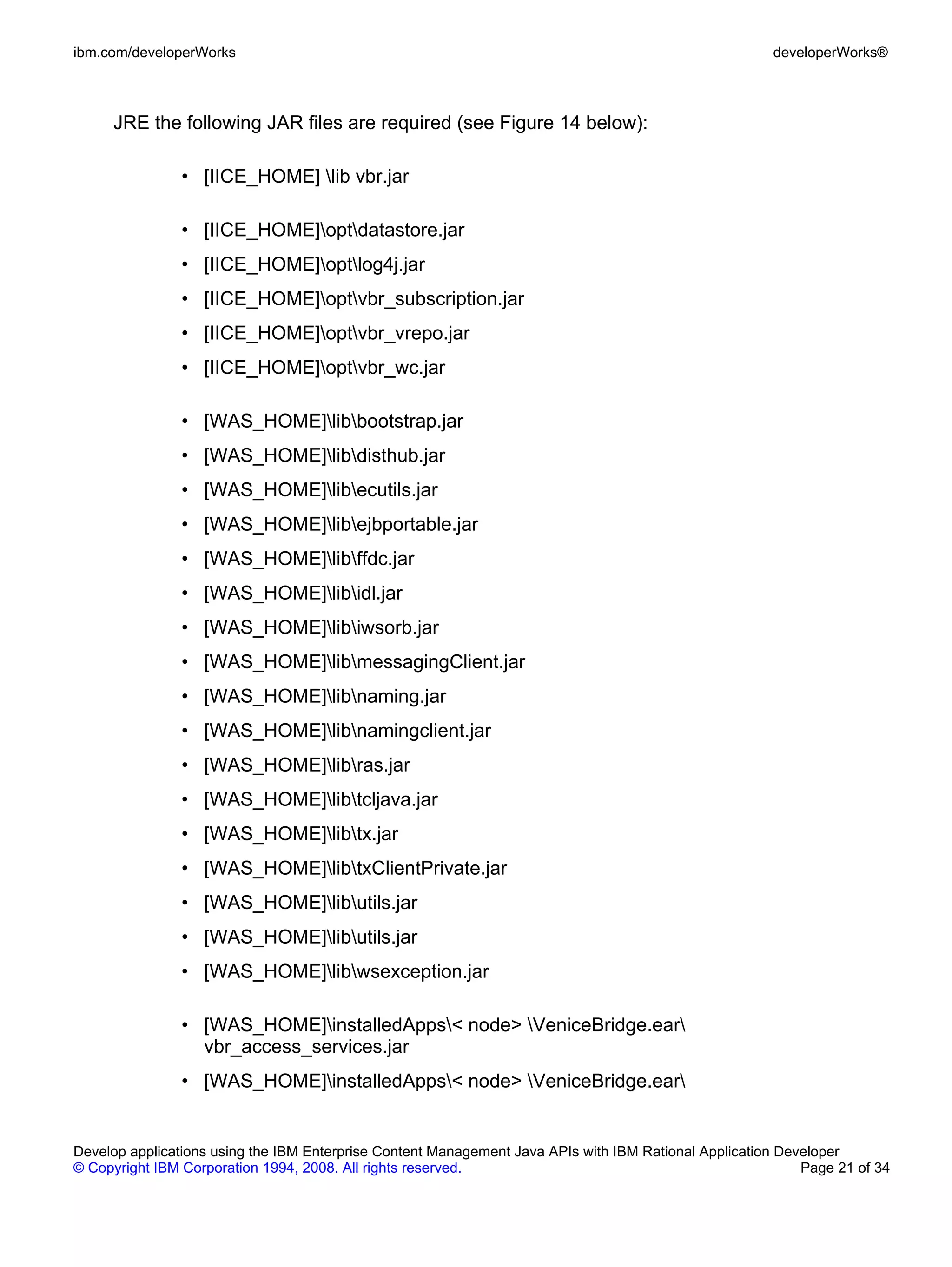 Filenet API PDF | PDF