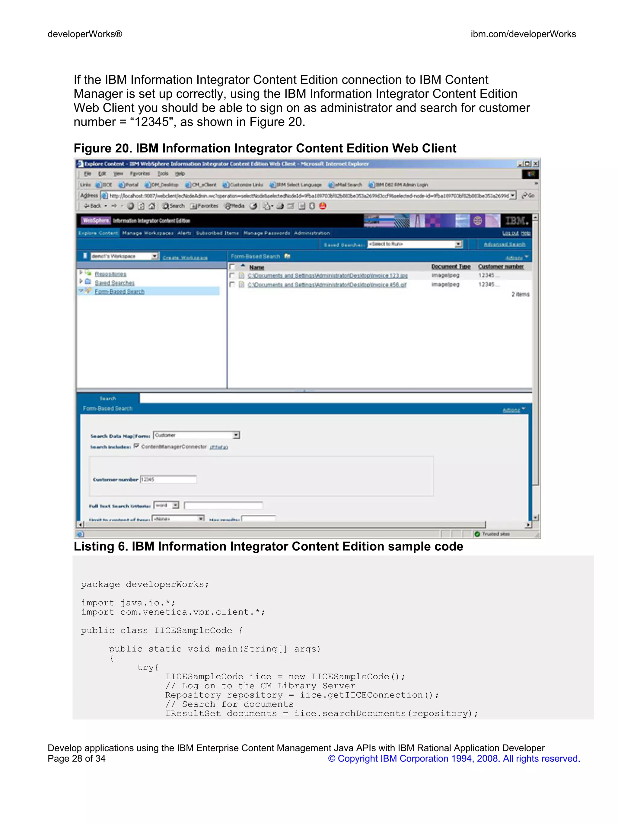 Filenet API PDF | PDF
