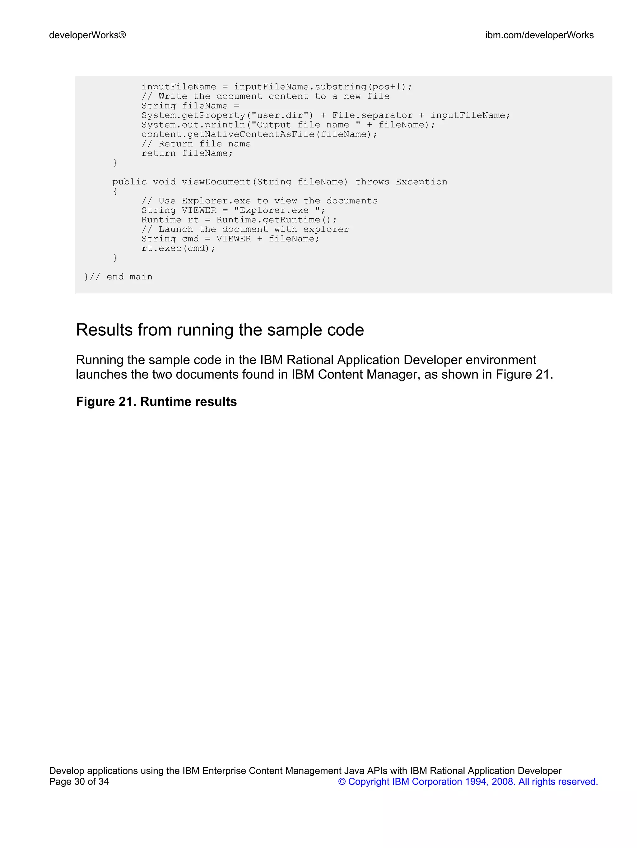 Filenet API PDF | PDF
