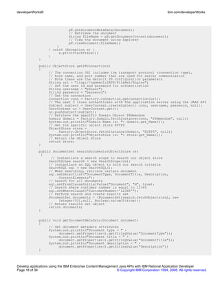 Filenet API PDF | PDF