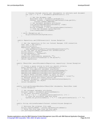 Filenet API PDF | PDF