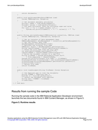 Filenet API PDF | PDF