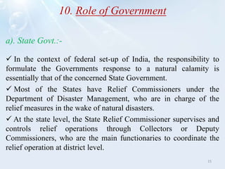 Disaster Management In INDIA. | PPTX