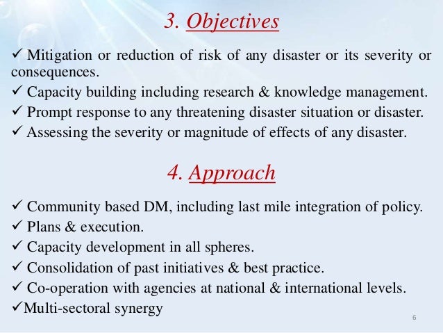 Disaster Management In INDIA.