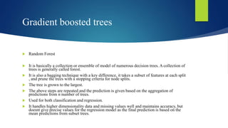 Gradient Boosted trees | PPTX