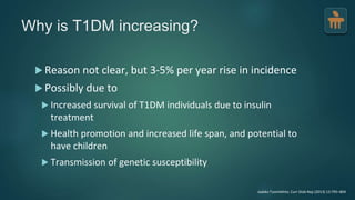 Type 1 Diabetes Mellitus - Etiology | PPTX