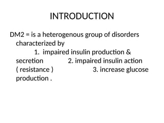 Diabetes mellitus a burden on society pptx | PPT