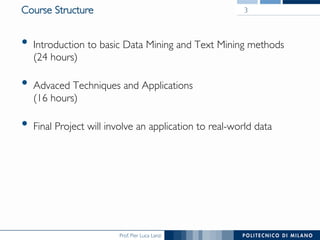 DMTM 2015 - 01 Course Introduction | PDF