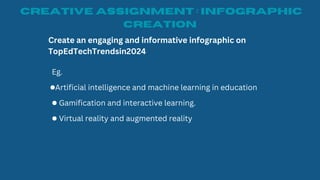 Creative Assignment : Infographic Creative Assignment : Infographic Creation | PDF | Educational ...