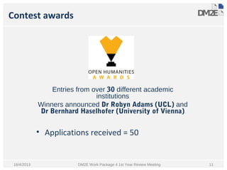 Workpackage 4 Presentation at DM2E Project Meeting 3, London | PPT | Desktop Publishing ...