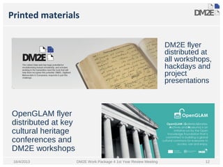 Workpackage 4 Presentation at DM2E Project Meeting 3, London | PPT | Desktop Publishing ...