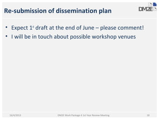 Workpackage 4 Presentation at DM2E Project Meeting 3, London | PPT | Desktop Publishing ...