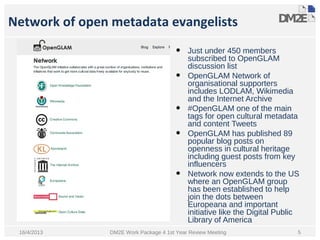 Workpackage 4 Presentation at DM2E Project Meeting 3, London | PPT | Desktop Publishing ...