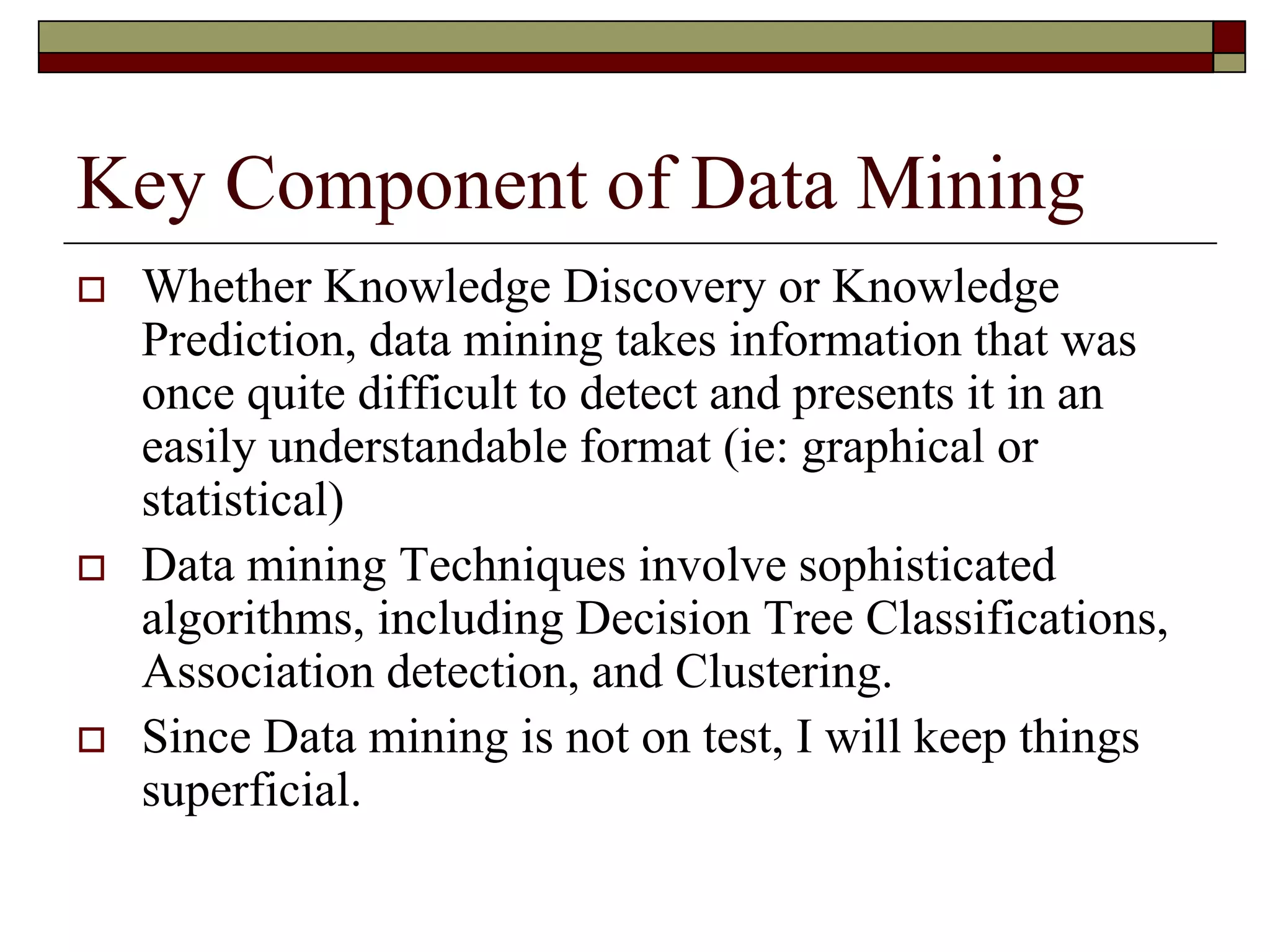 Data Mining | PPT